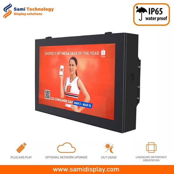 Wall Mount 32 Inch Outdoor Digital Signage Display Price