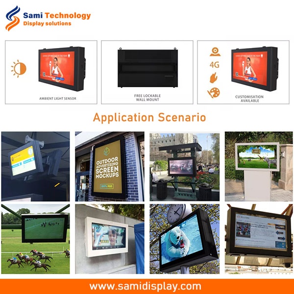 49 Inch Wall Mount Tv Screen Outdoor Advertising Machine